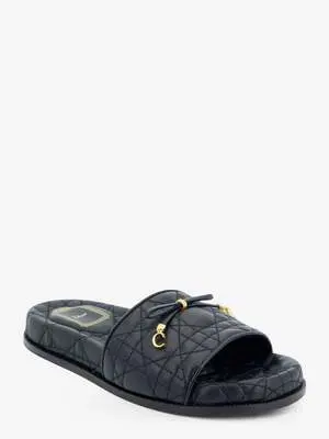 Dior Cannage Quilted Leather Sandals - Multicolor