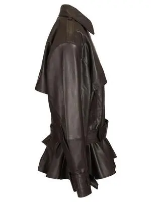 ROTATE BY BIRGER CHRISTENSEN Motorcycle Jacket - Brown