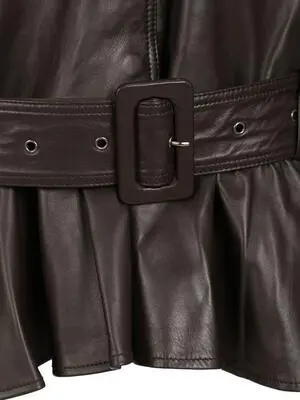 ROTATE BY BIRGER CHRISTENSEN Motorcycle Jacket - Brown