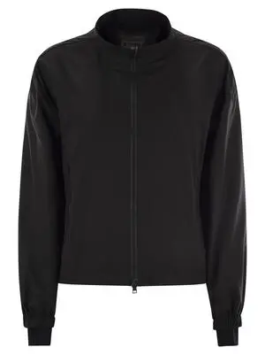 Herno Bomber Jacket With Zip - Black