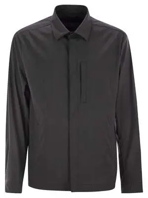 Herno Shirt-cut Jacket In Tech Wool