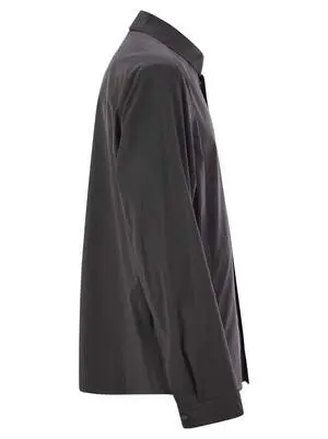 Herno Shirt-cut Jacket In Tech Wool