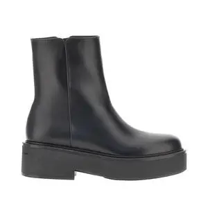 GIANVITO ROSSI Hiro' Leather Boots - Black