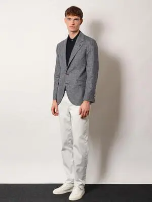 Brunello Cucinelli Cashmere And Cotton Polo Shirt - Multicolor