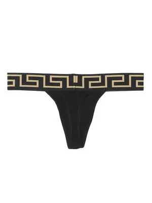 Versace Greek Key Thong