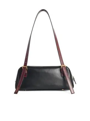 Versace Emblème' Nappa Leather Bowling Bag