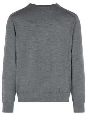 Burberry Easton' Grey Wool Sweater - Gray