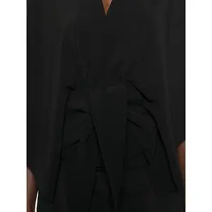 Rick Owens V-neck Blouse - Black