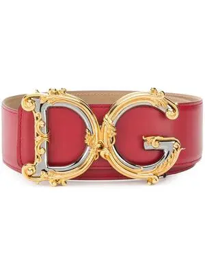 Dolce & Gabbana Belt With Dg - Red