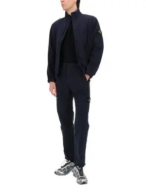 Stone Island Pants With Logo Patch
