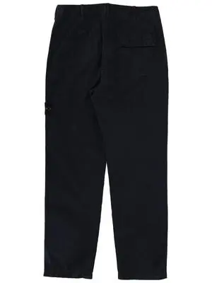Stone Island Logo Patch Pants - Blue