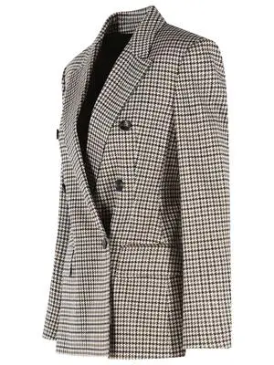 Max Mara Eccelso' Blazer In Viscose And Virgin Wool - Black