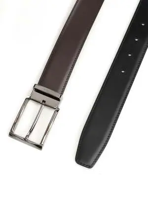 FERRAGAMO Reversible Leather Belt