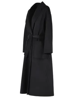 Max Mara Icon Ludmilla' Cashmere Coat - Black
