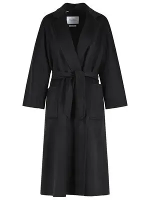 Max Mara Icon Ludmilla Cashmere Coat - Black