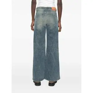 DIESEL® Denim Wide-leg Jeans - Blue