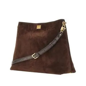 Dolce & Gabbana Vittoria Suede Leather Big Bag - Brown