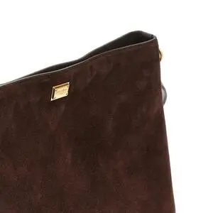 Dolce & Gabbana Vittoria Suede Leather Big Bag - Brown