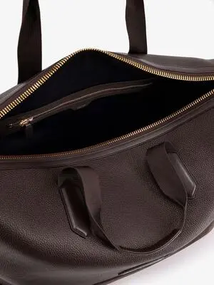 TOM FORD Leather Travel Bag With Suede Inserts