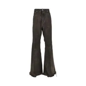 Rick Owens Bolan Bootcut Denim Jeans - Brown