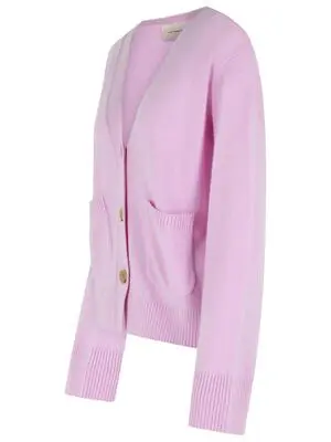 LISA YANG Cashmere & Silk Cardigan - Pink