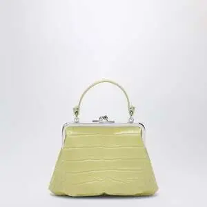VIVIENNE WESTWOOD Crocodile-embossed Leather Purse - Green