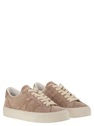 Moncler Monaco2 Suede Sneakers