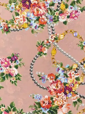 Dolce & Gabbana Mazzolini Di Fiori' Scarf - Blue