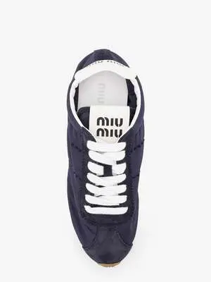 Miu Miu Nylon And Suede Sneakers