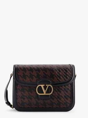 Valentino Garavani 9to5 Woven Leather Shoulder Bag - Multicolor