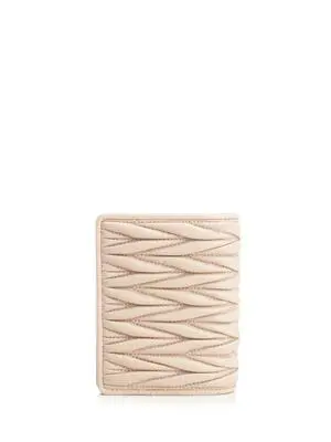 Miu Miu Matelasse Wallet - Multicolor