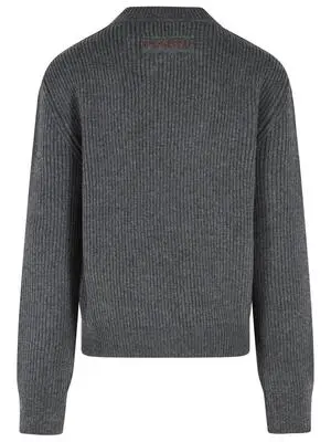Marni Grey Virgin Wool And Cashmere Sweater