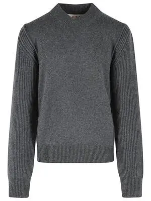 Marni Virgin Wool And Cashmere Sweater - Gray