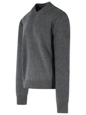 Marni Virgin Wool And Cashmere Sweater - Gray