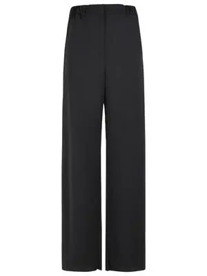Max Mara Editto' Virgin Wool Pants - Black