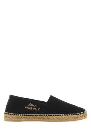 Saint Laurent Canvas Espadrilles - Black