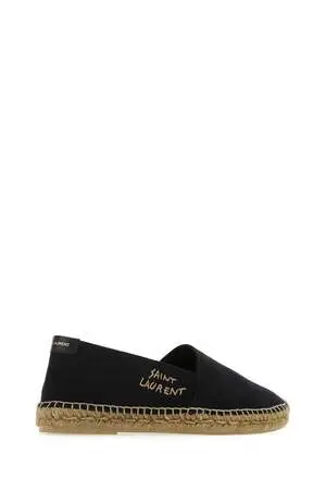 Saint Laurent Canvas Espadrilles - Black