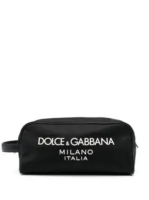 Dolce & Gabbana Logo Wash Bag - Black