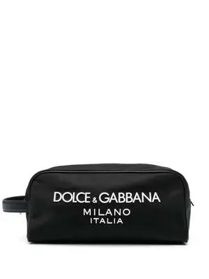 Dolce & Gabbana Logo Wash Bag - Black