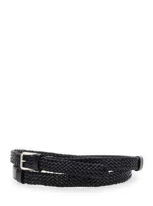 Dolce & Gabbana Leather Interwoven Belt - Multicolor