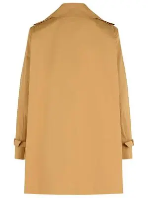 Max Mara Landa Cotton Trench Coat - Cream