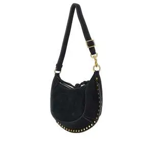 Isabel Marant Étoile Suede Leather Oskan Moon Bag