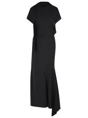 Attico Virgin Wool Midi Dress