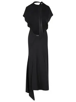 Attico Virgin Wool Midi Dress