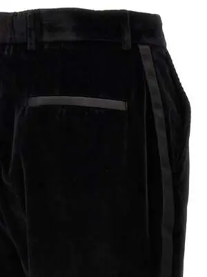 Dolce & Gabbana Velvet Tuxedo Trousers