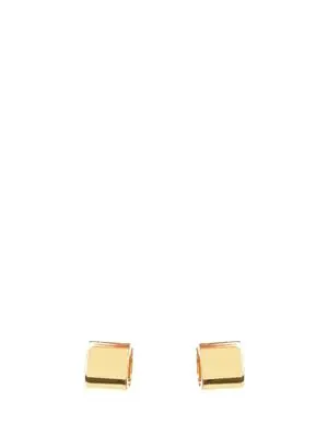 TOTEME Small, Designer Hoop Earrings - Gold