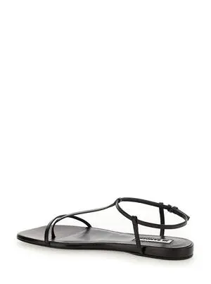 JIL SANDER Leather Sandals - Multicolor