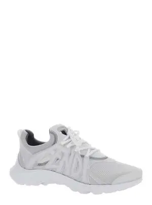 Fendi Techno Mesh Logo Sneakers - Gray