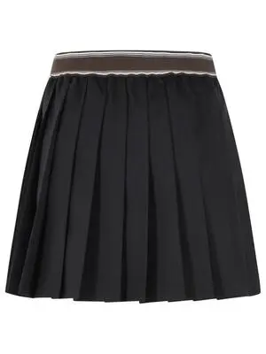 Versace Wool And Mohair Miniskirt