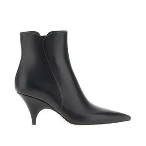 GIANVITO ROSSI Sofia Leather Booties - Black